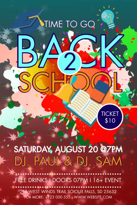 back to school Template | PosterMyWall