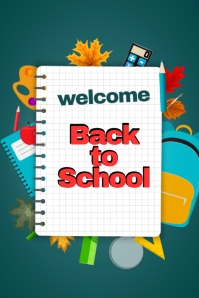 WELCOME BACK TO SCHOOL Template | PosterMyWall