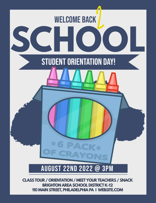 Copy of Back to School | PosterMyWall