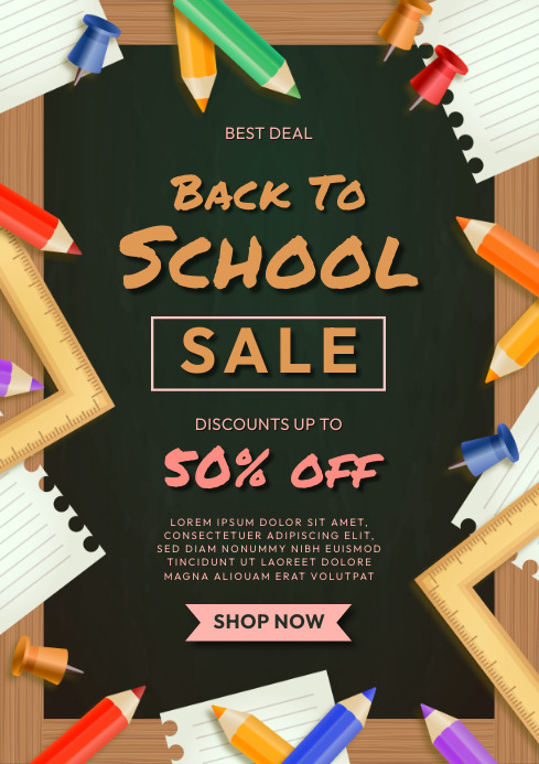 Plantilla de BACK TO SCHOOL | PosterMyWall