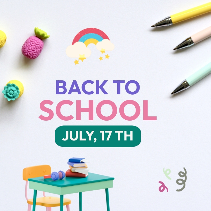 Plantilla de BACK TO SCHOOL | PosterMyWall