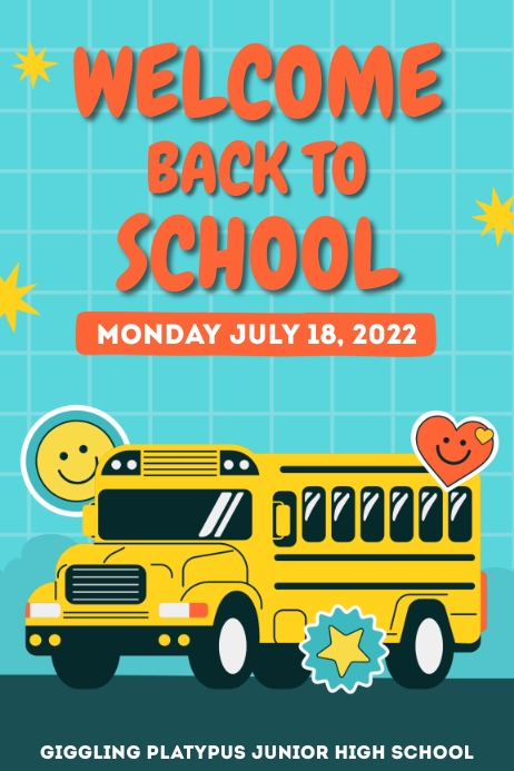 BACK TO SCHOOL Template | PosterMyWall