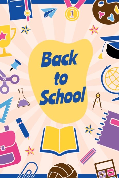 Modèle Back to School | PosterMyWall
