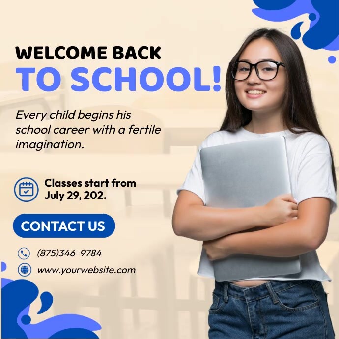 Copy of Back to School | PosterMyWall