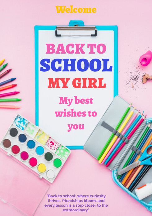 Modèle back to school | PosterMyWall