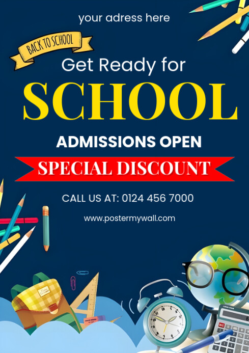 Back To School Template | PosterMyWall