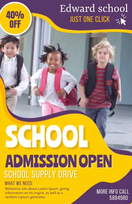 back to school Template | PosterMyWall