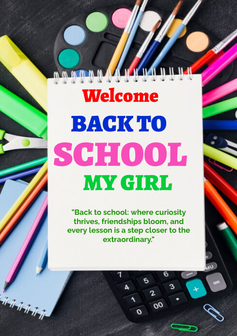 Modèle back to school | PosterMyWall