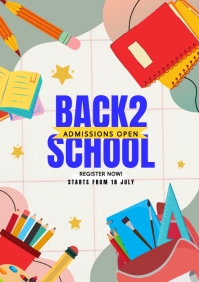 Plantilla de Back To School | PosterMyWall