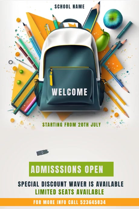 back to school Template | PosterMyWall