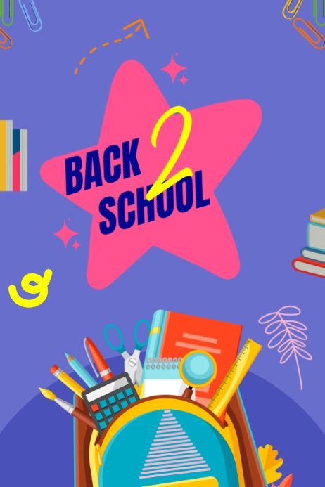 Modèle Back to School | PosterMyWall