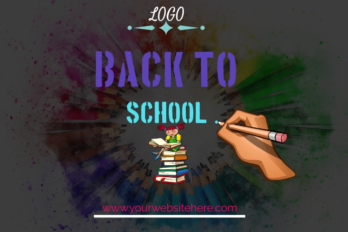 Modèle De La Rentrée Scolaire | PosterMyWall