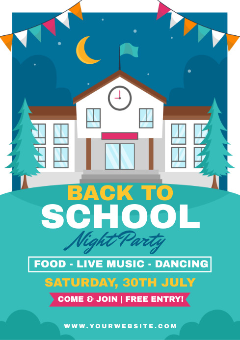 BACK TO SCHOOL Template | PosterMyWall