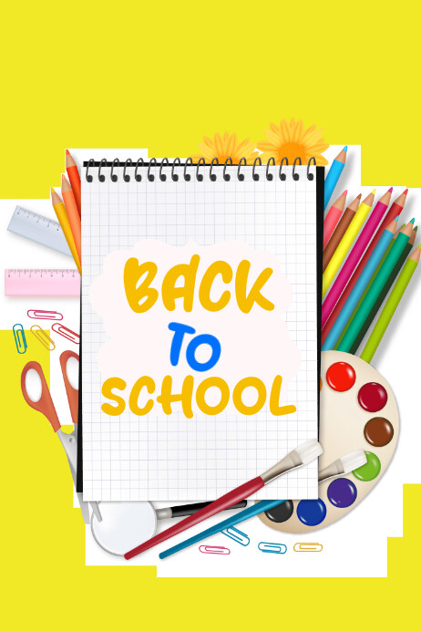 Modèle BACK TO SCHOOL | PosterMyWall