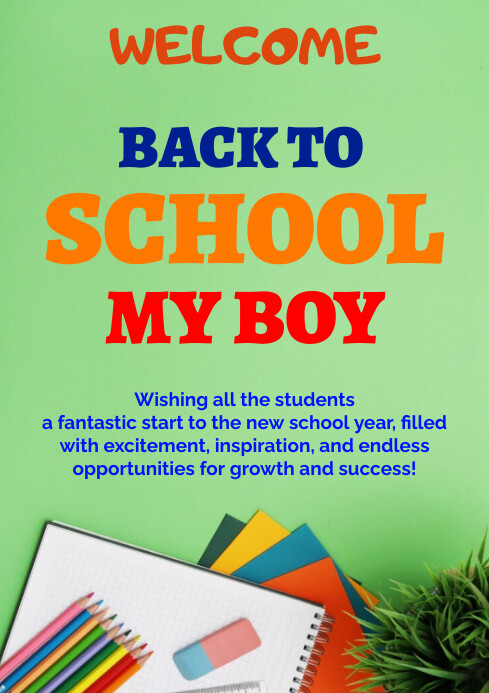Modèle back to school | PosterMyWall