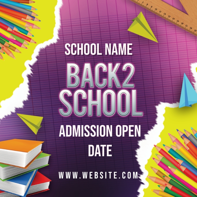 Back to school Template | PosterMyWall