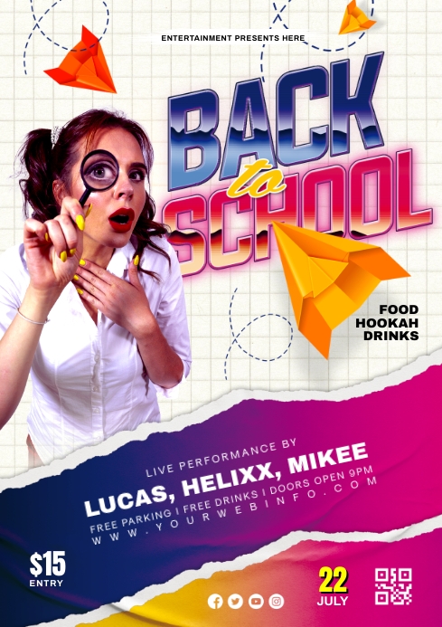 Copy of BACK TO SCHOOL | PosterMyWall