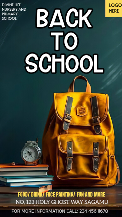 Copy of Back to school | PosterMyWall