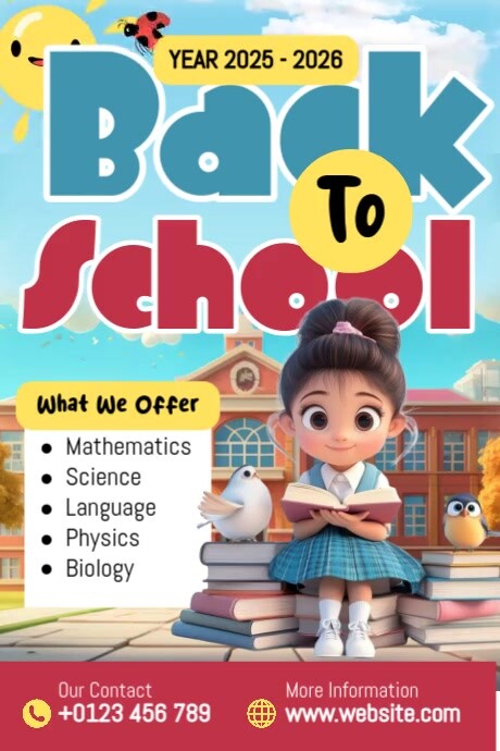 Copy of Back To School | PosterMyWall