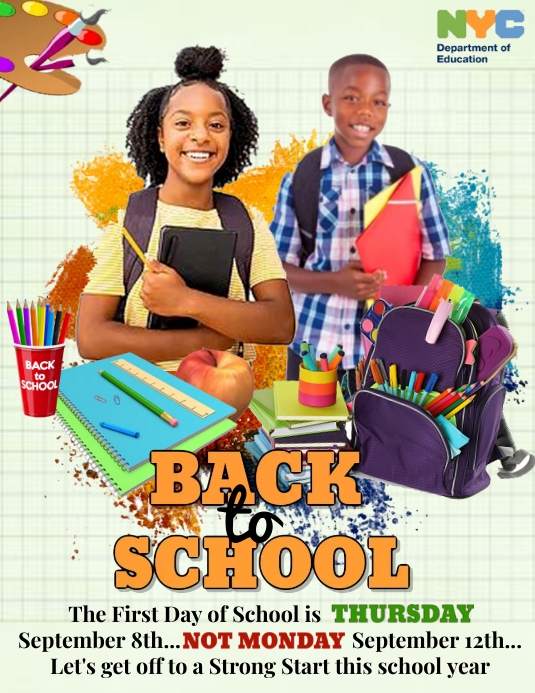 Back to School Templat | PosterMyWall