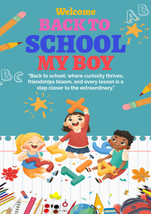 Back To School Templat | PosterMyWall
