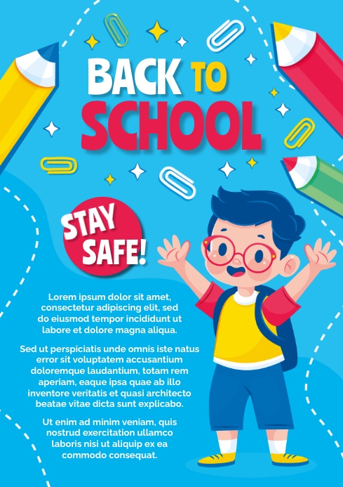 Plantilla de Back To School | PosterMyWall