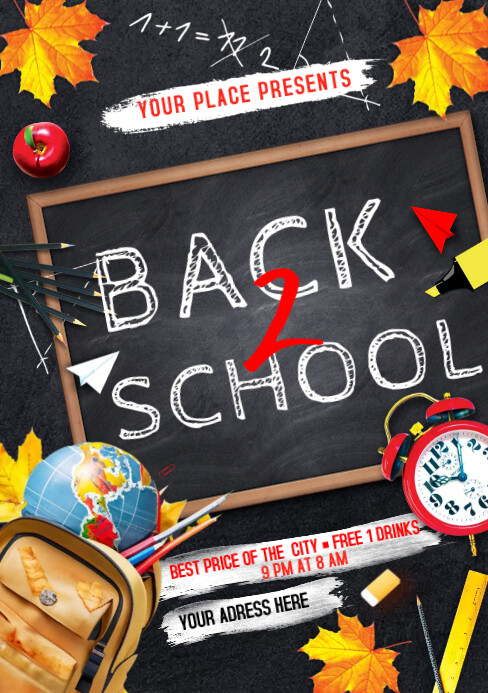 Copy of Back To School | PosterMyWall