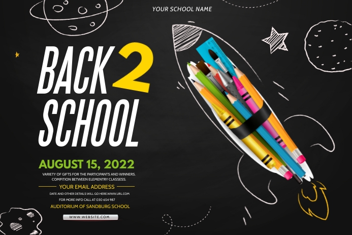 back to school Template | PosterMyWall