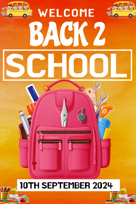 Modèle back to school | PosterMyWall