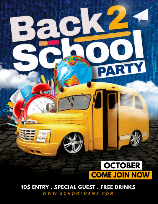 Modèle De La Rentrée Scolaire | PosterMyWall