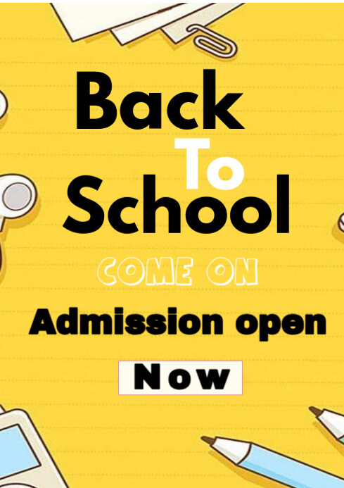 back to school Template | PosterMyWall