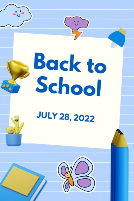 Copy of Back To School | PosterMyWall