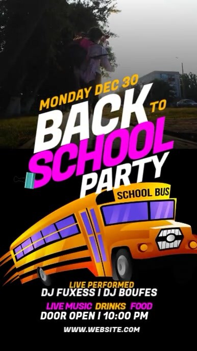 Back To School Digital Display Template | PosterMyWall