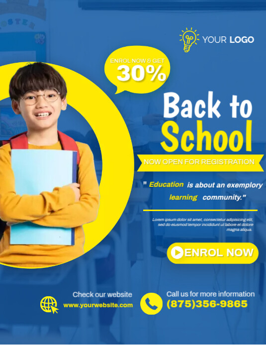 Back To School Discount Template | PosterMyWall