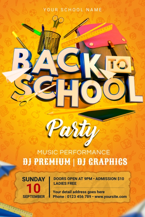 Back to School Event Template | PosterMyWall
