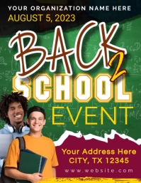 School Event Flyer TEmplate | PosterMyWall