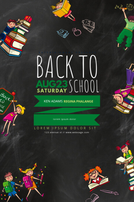 Back to School Event Flyer Template | PosterMyWall