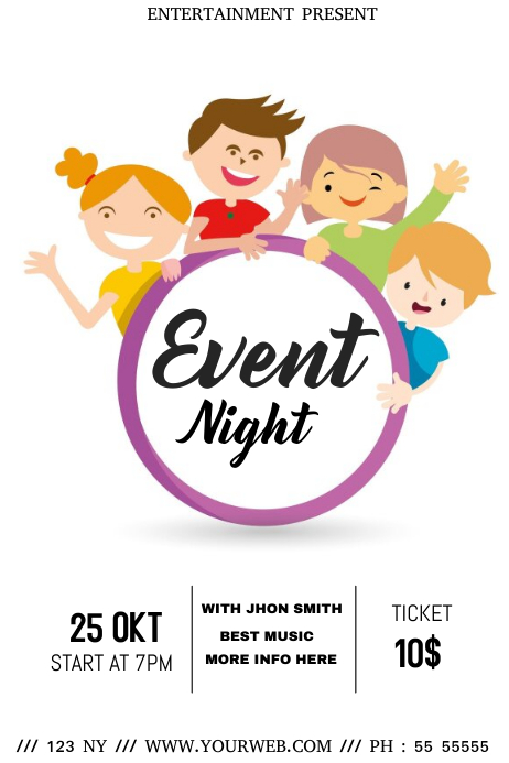 Back to school event flyer template | PosterMyWall