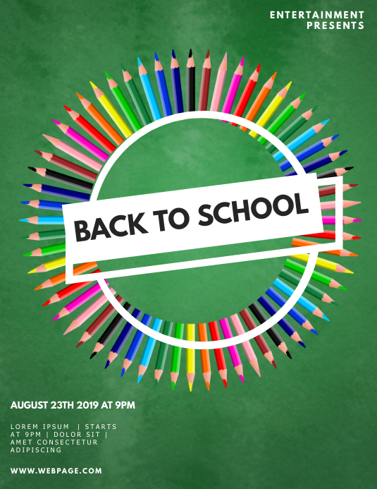 Back to School Event Flyer Template | PosterMyWall