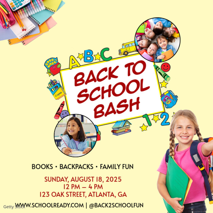 Copy of Back To School Flyer | PosterMyWall