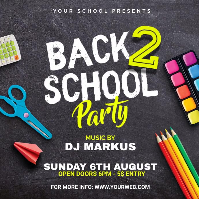 Back To School Flyer Template | PosterMyWall