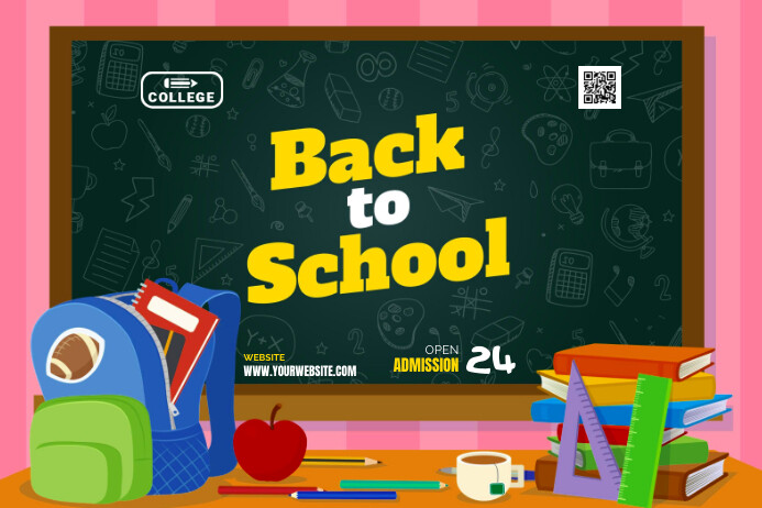 Back to school flyer Template | PosterMyWall