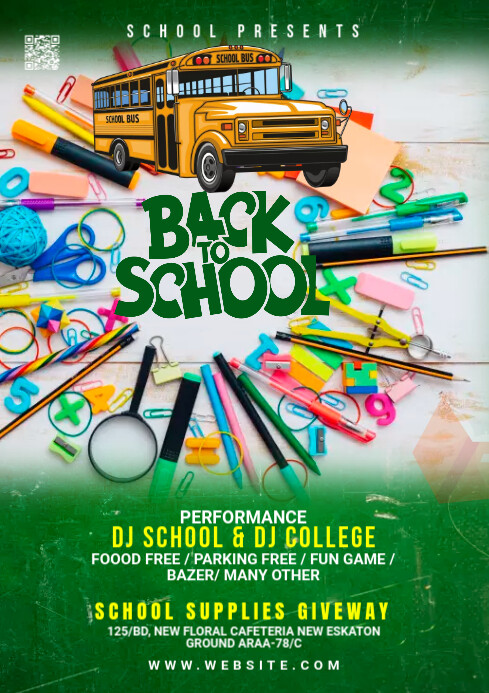 Back To School Flyer Template | PosterMyWall