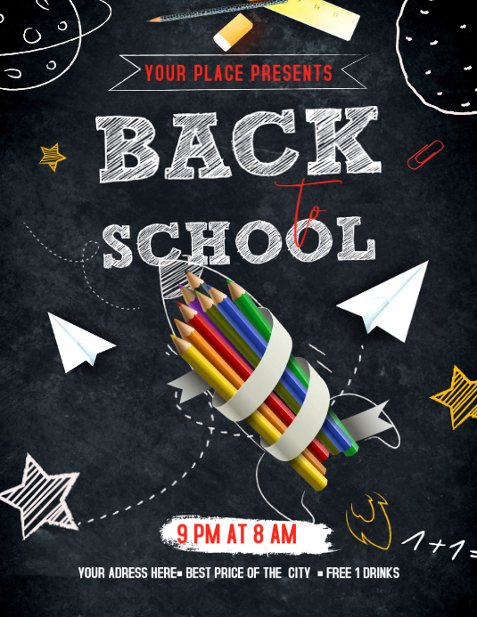 Back To School Flyer Template | PosterMyWall