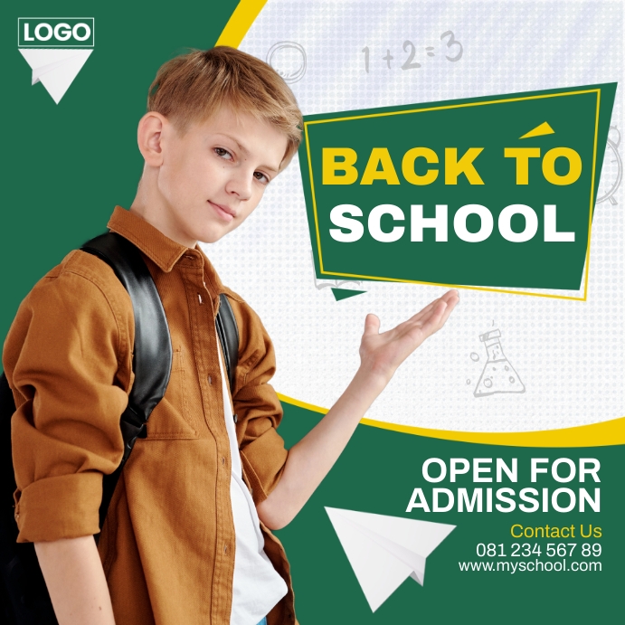Plantilla de Folleto de Regreso a La Escuela / Folleto de Póster ...