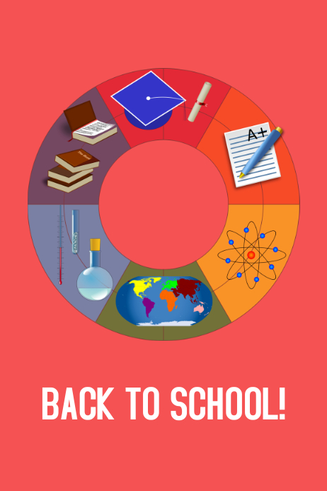 back to school poster template | PosterMyWall