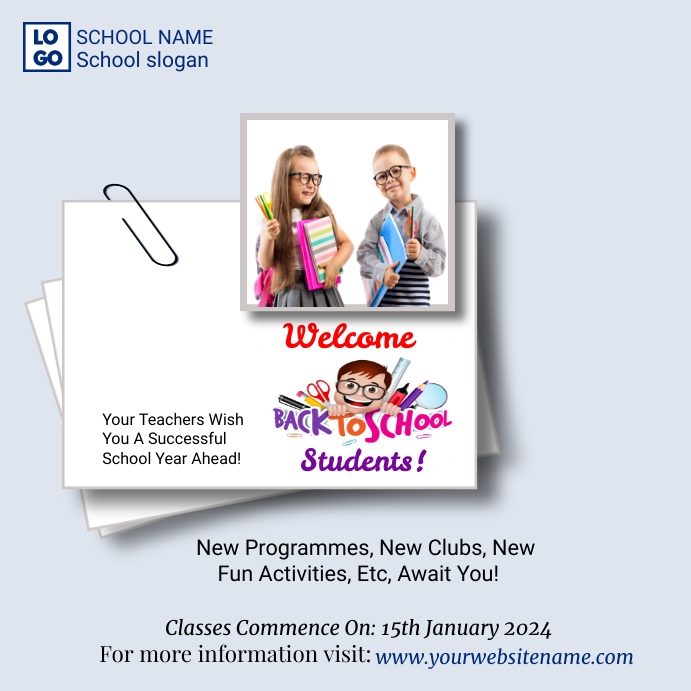 Folleto de Plantilla de Volante de Regreso a la Escuela | PosterMyWall