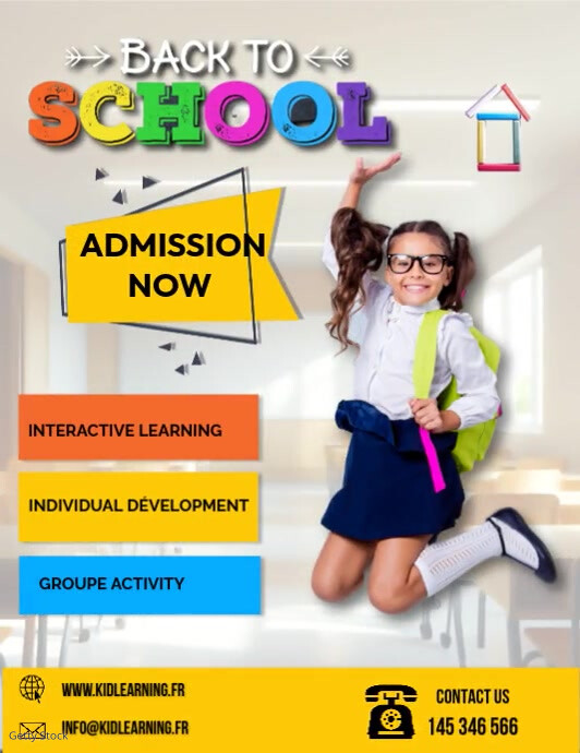 Back to School flyer template | PosterMyWall