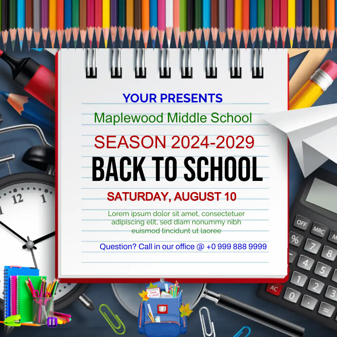back to school flyers Template | PosterMyWall