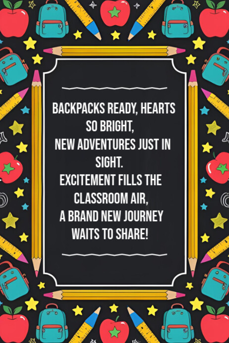 Back To School Gift Tag. Template | PosterMyWall